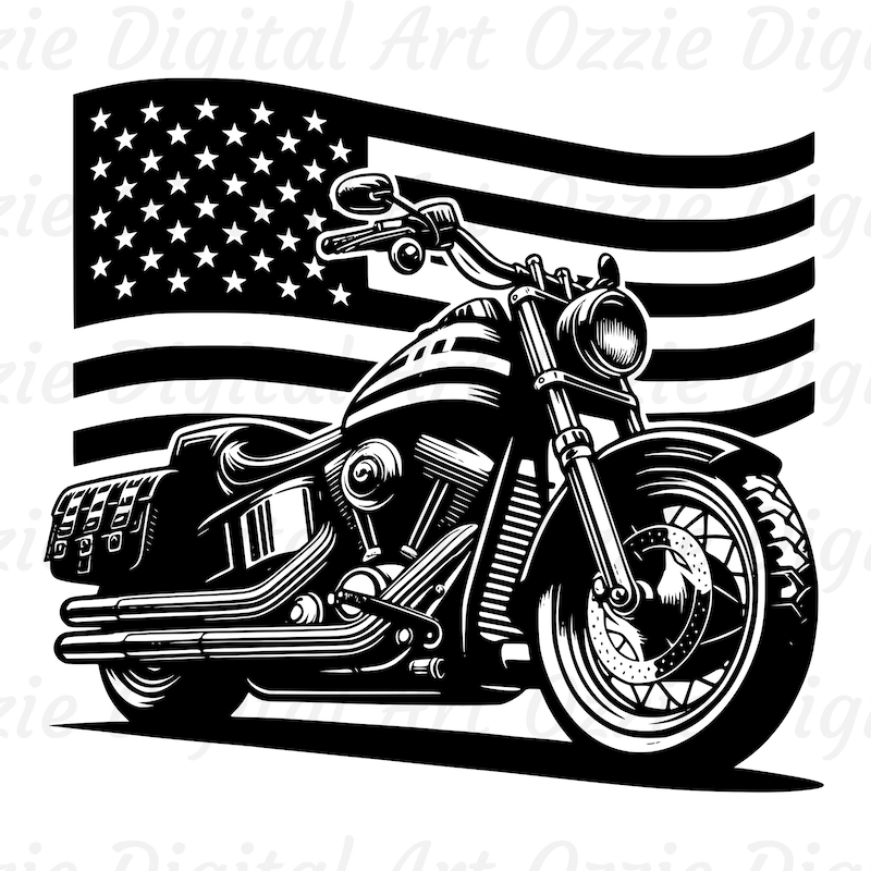 Motorcycle Svg - Etsy