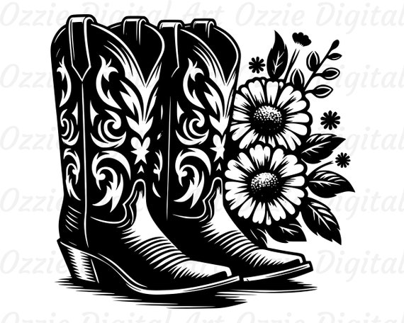 Coloriage Bottes De Cowboy Plus De 50 Coloriages De Bottes – PDF