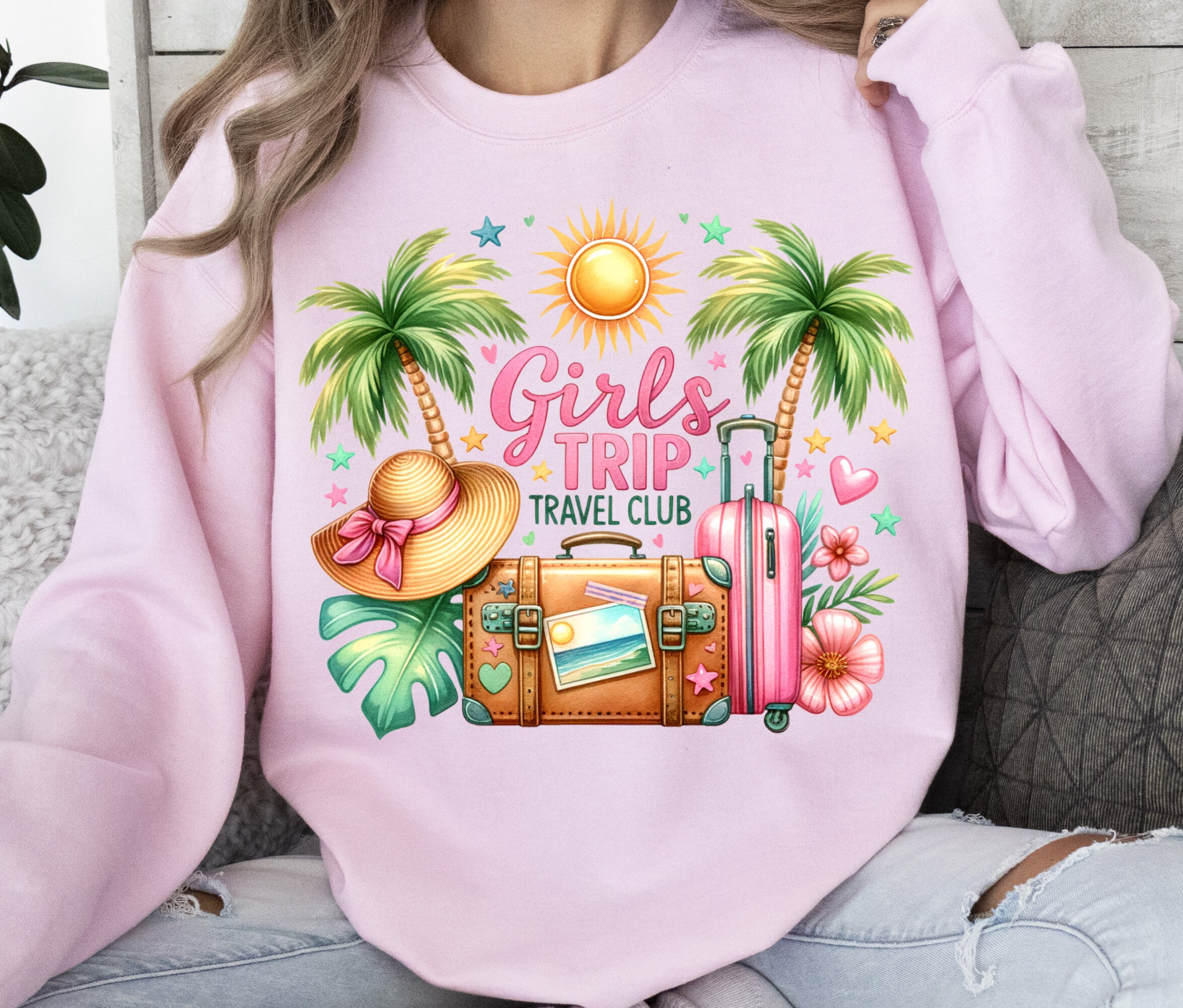 Girls Trip Png, Sublimation Design, Travel Club Png, Summer Png, Vacay ...