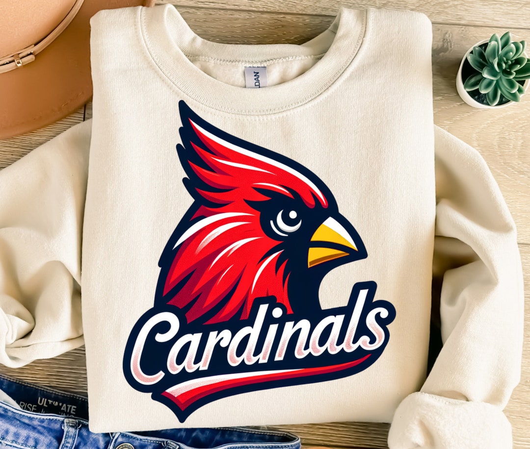 Cardinals Png, Sublimation Design, Mascot Png, Sport Png, Red Cardinal ...