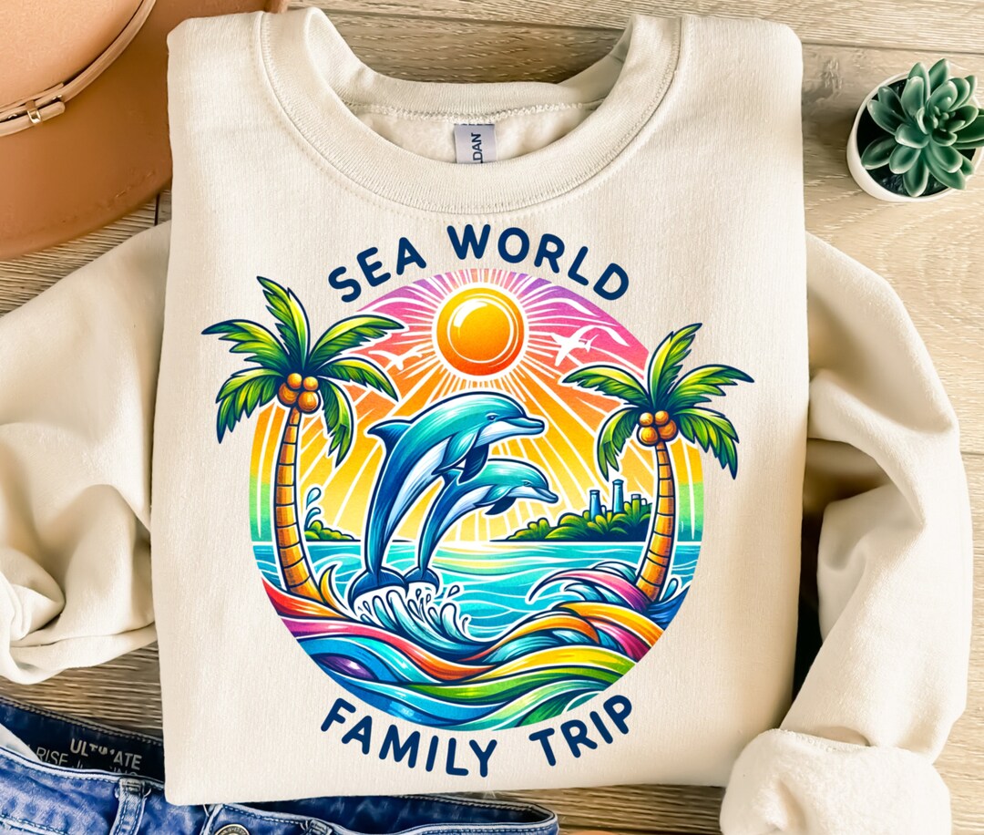 Sea World Png, Sublimation Design, Family Trip Png, Tropical Beach Png ...