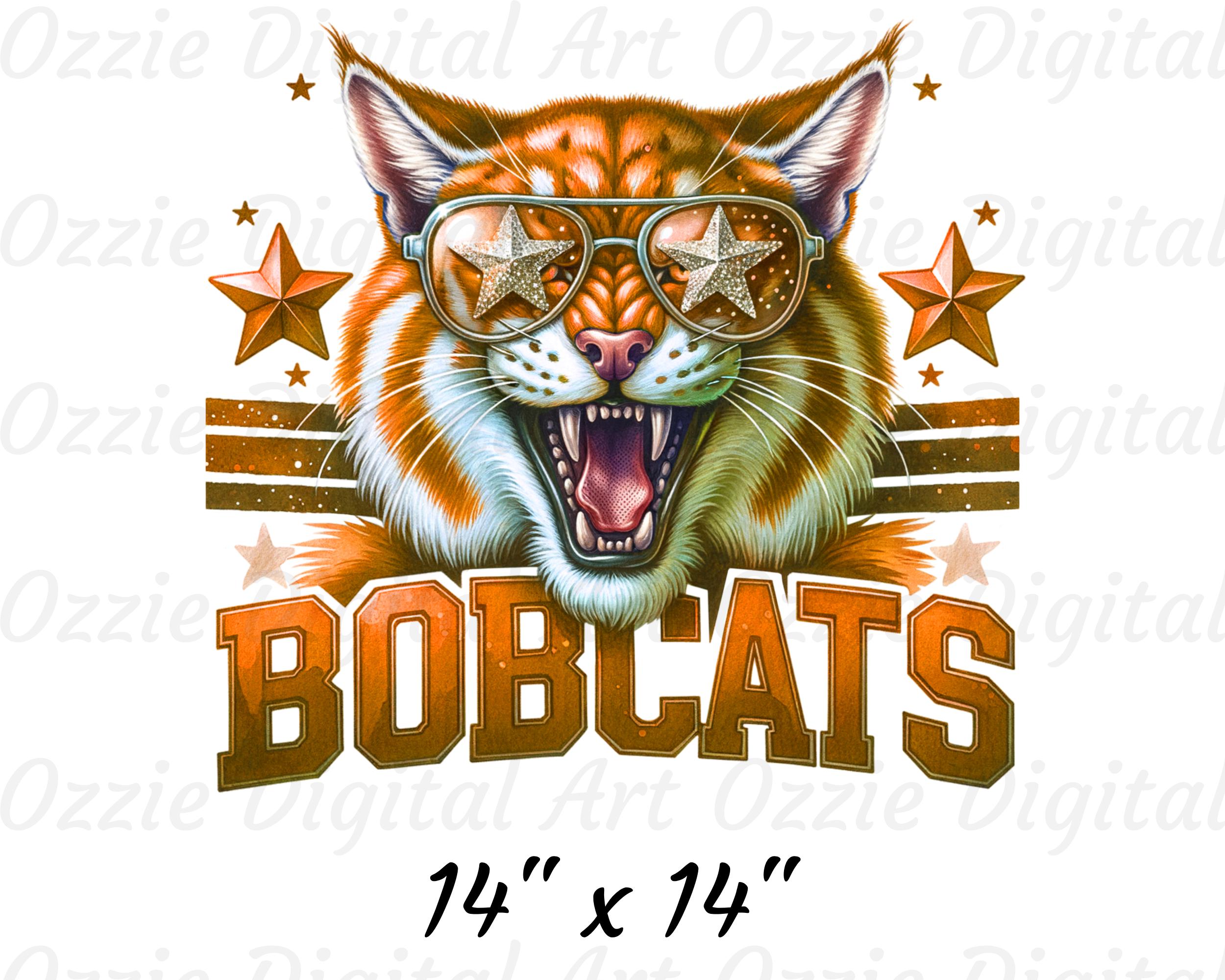 Bobcats Png, Sublimation Design, Orange Png, Game Day Png, Football ...