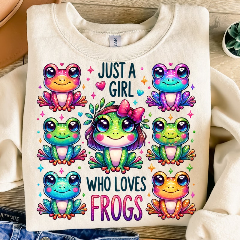 Girl Frog - Etsy