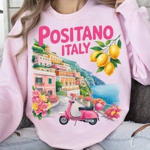 Positano Italy Png, Sublimation Design, Lemons Png, Amalfi Coast Png ...