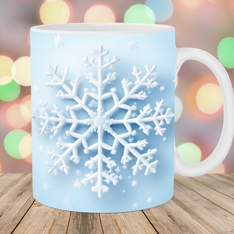 Snowflake Mug - Etsy
