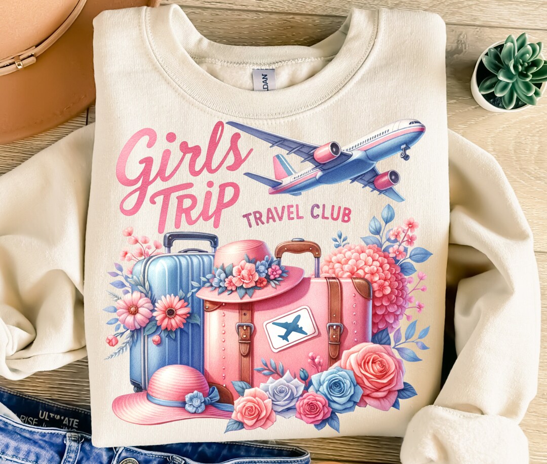 Girls Trip Png, Sublimation Design, Travel Club Png, Vacation Png ...