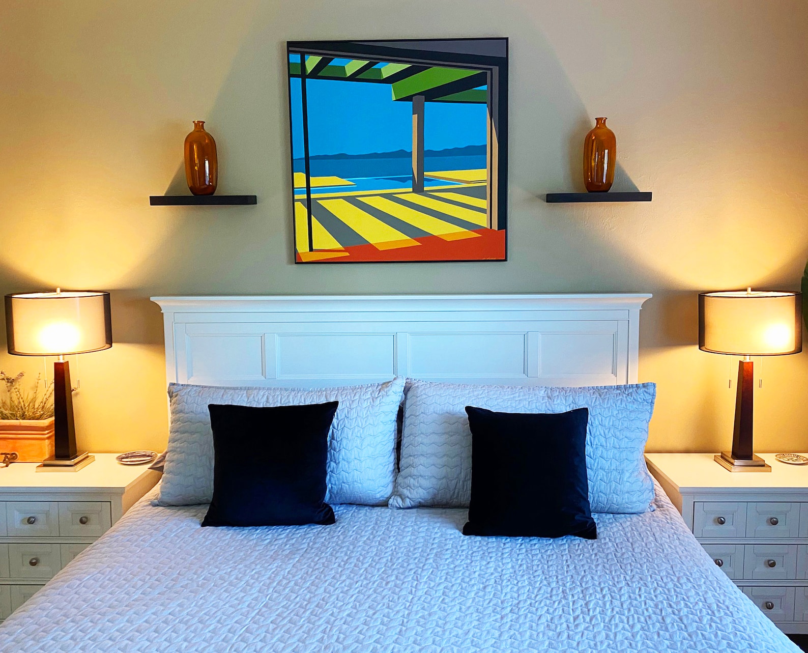 Modern Villa Square Framed 16x16 Art Poster. Modern Wall Art - Etsy