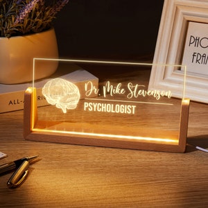 Psychologist Desk Name Plate, Neurologist Desk Sign, Psychology Student ...