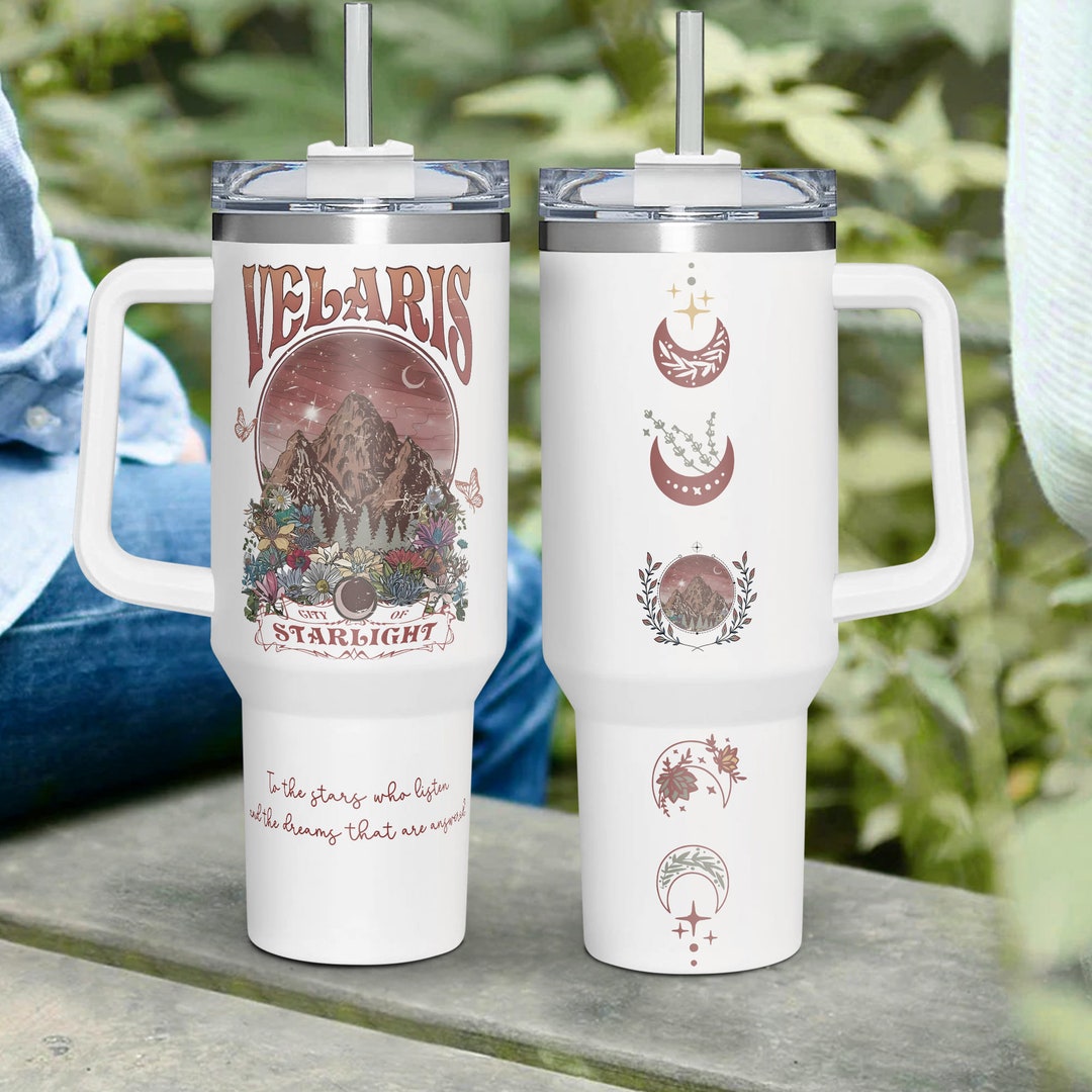 Velaris 40oz Tumbler, Velaris City of Starlight 40oz Tumbler, the Night ...