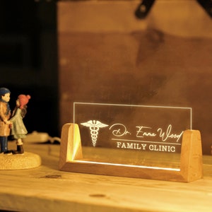 Doctor Desk Name Plate, Personalized Gift for Doctor, Medical Gifts ...