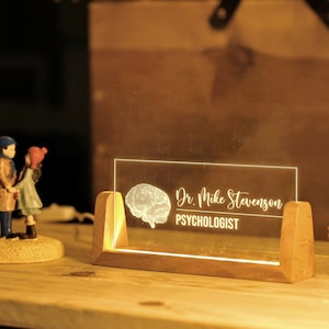 Psychologist Desk Name Plate, Neurologist Desk Sign, Psychology Student ...