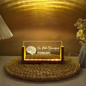 Psychologist Desk Name Plate, Neurologist Desk Sign, Psychology Student ...