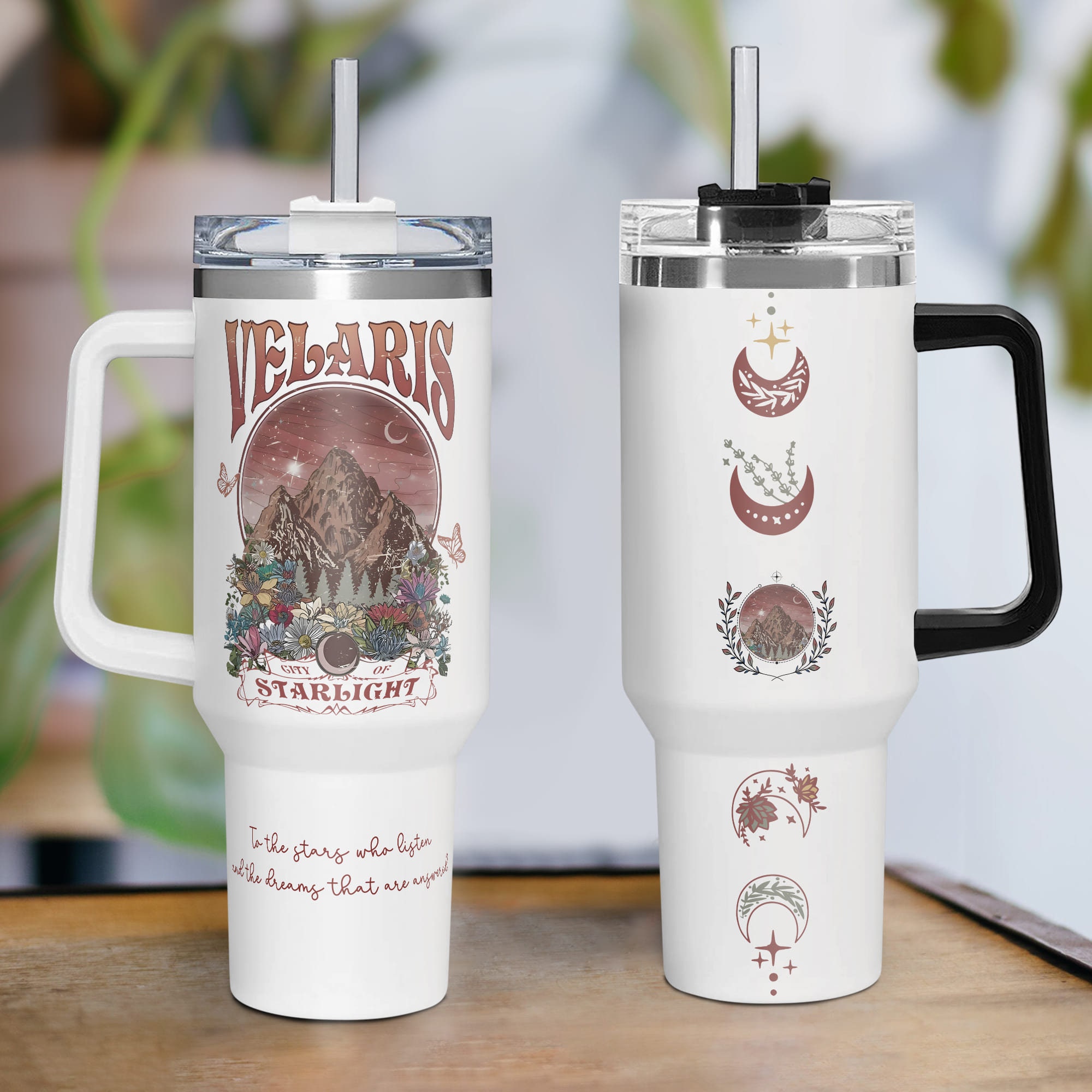 Velaris 40oz Tumbler, Velaris City of Starlight 40oz Tumbler, the Night ...