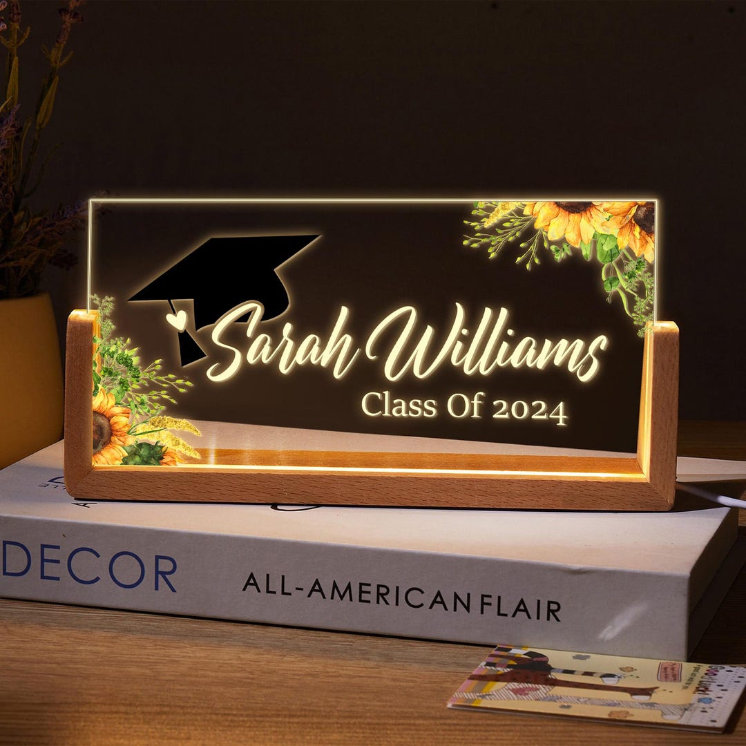 Personalized Desk Name Plate, Graduation Desk Name Plate, Graduation ...