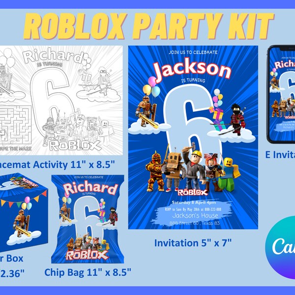 Roblox Sheet Cake - Etsy