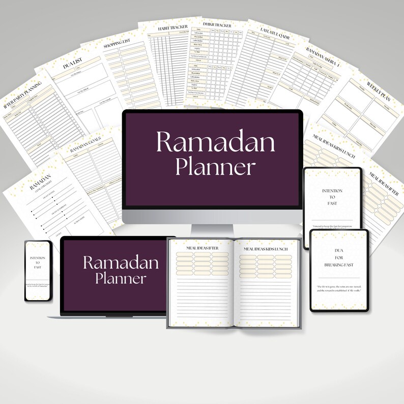 Ramadan Planner Printable Template 2024, Editable Digital Planner ...