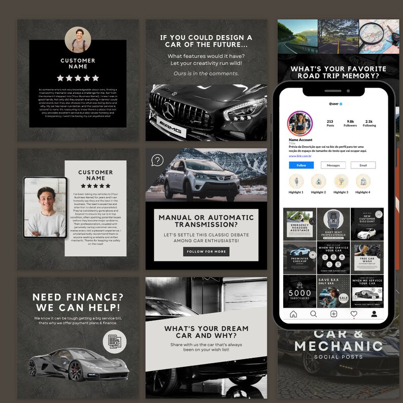 Instagram Post for Mechanics or Auto Repair Shops, Automotive Social ...