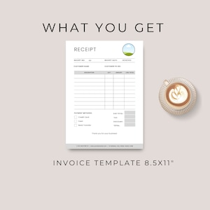 Printable Small Business Receipt, Customer Forms, EDITABLE Canva ...