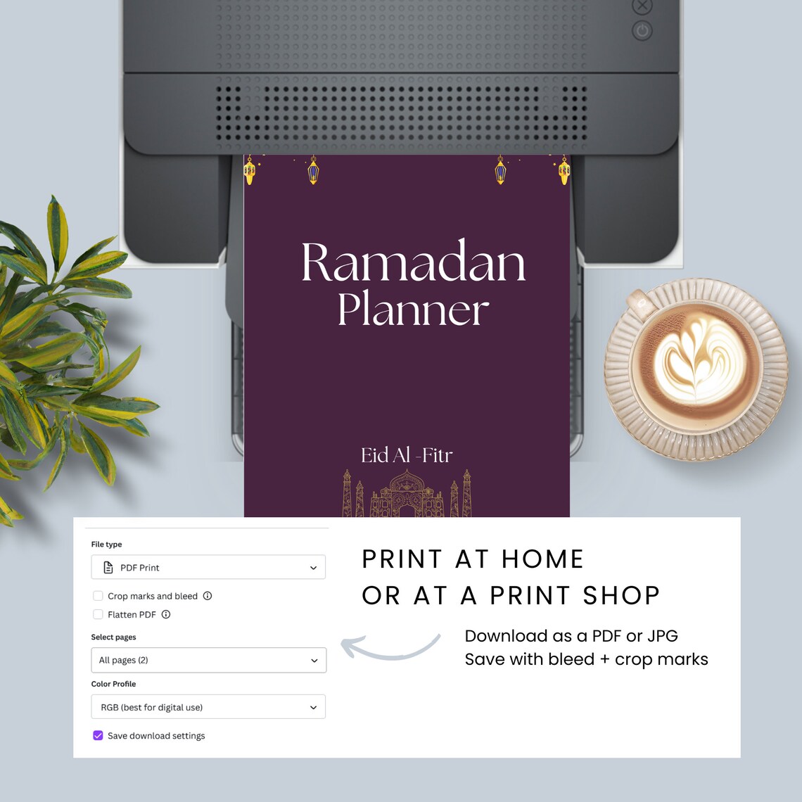 Ramadan Planner Printable Template 2024, Editable Digital Planner ...