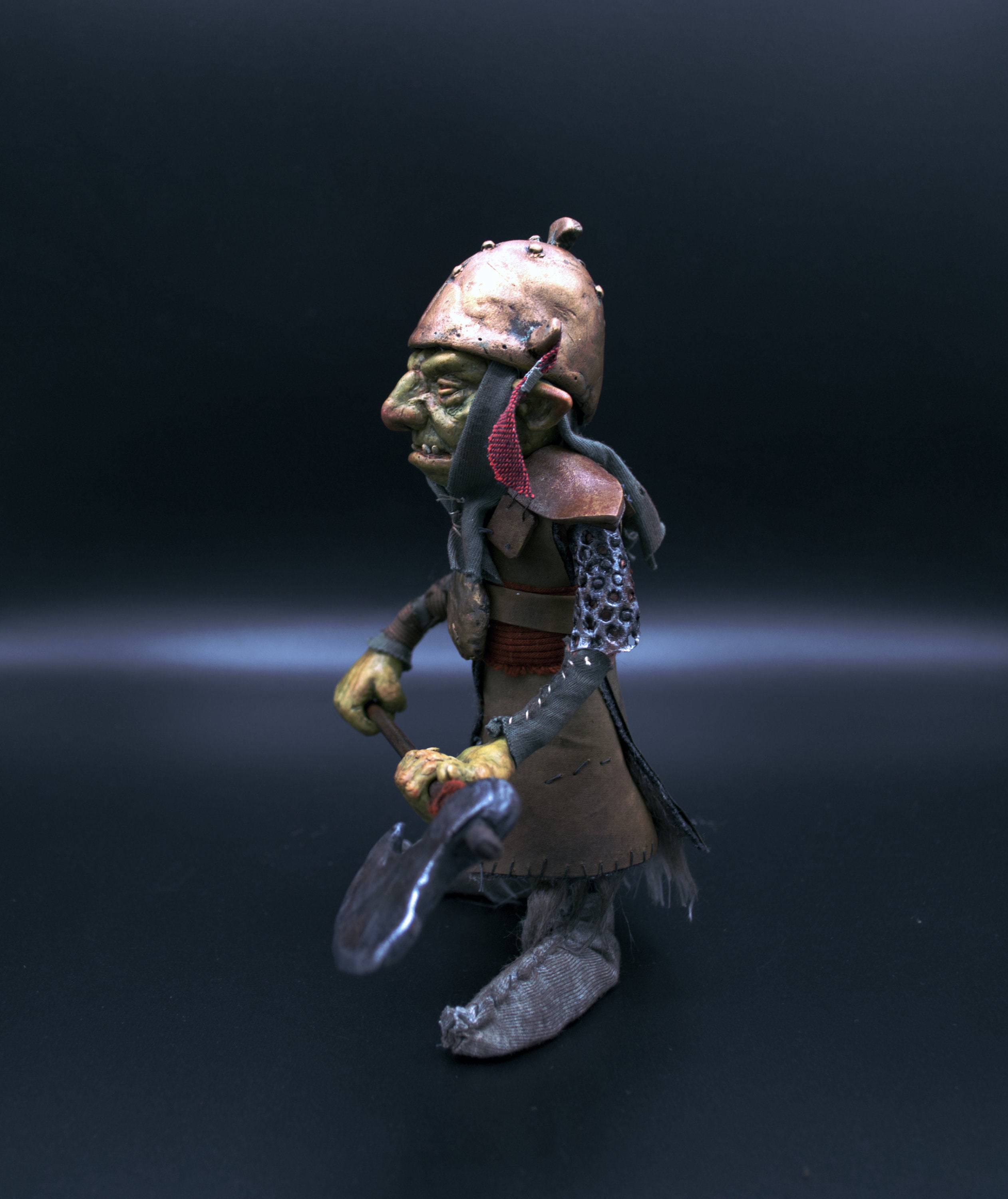 Goblin Axe Master, Sculpture, Fantasy, Artdoll, Ooak, Unique Piece, - Etsy