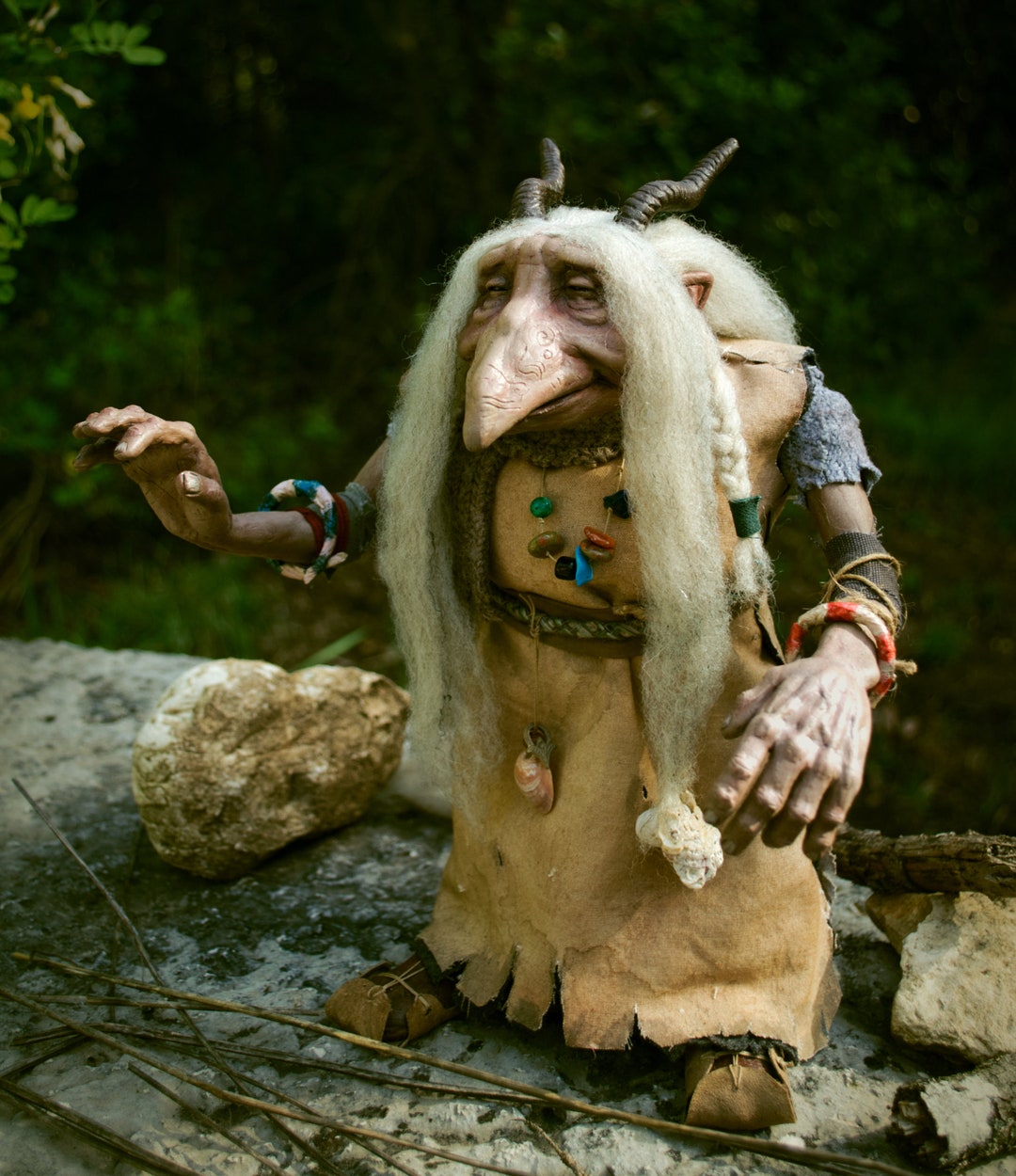 Helen the Troll Witch, Artdoll, Brian Froud, Poseable, Sculpture ...