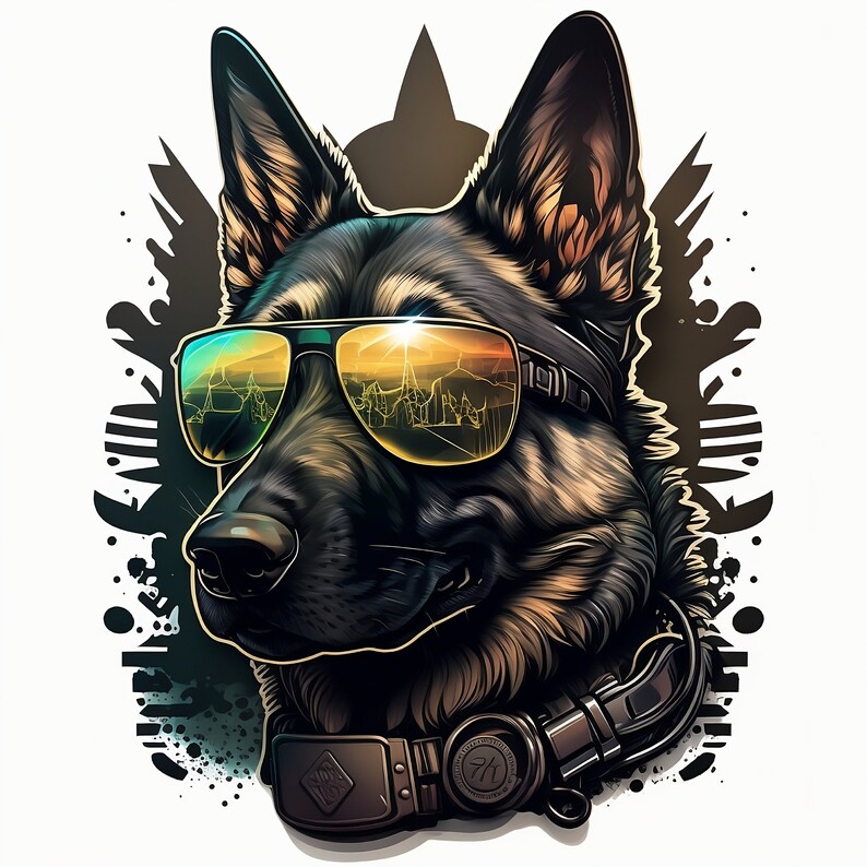Ultimate K9 German Shepherd Sticker - Etsy