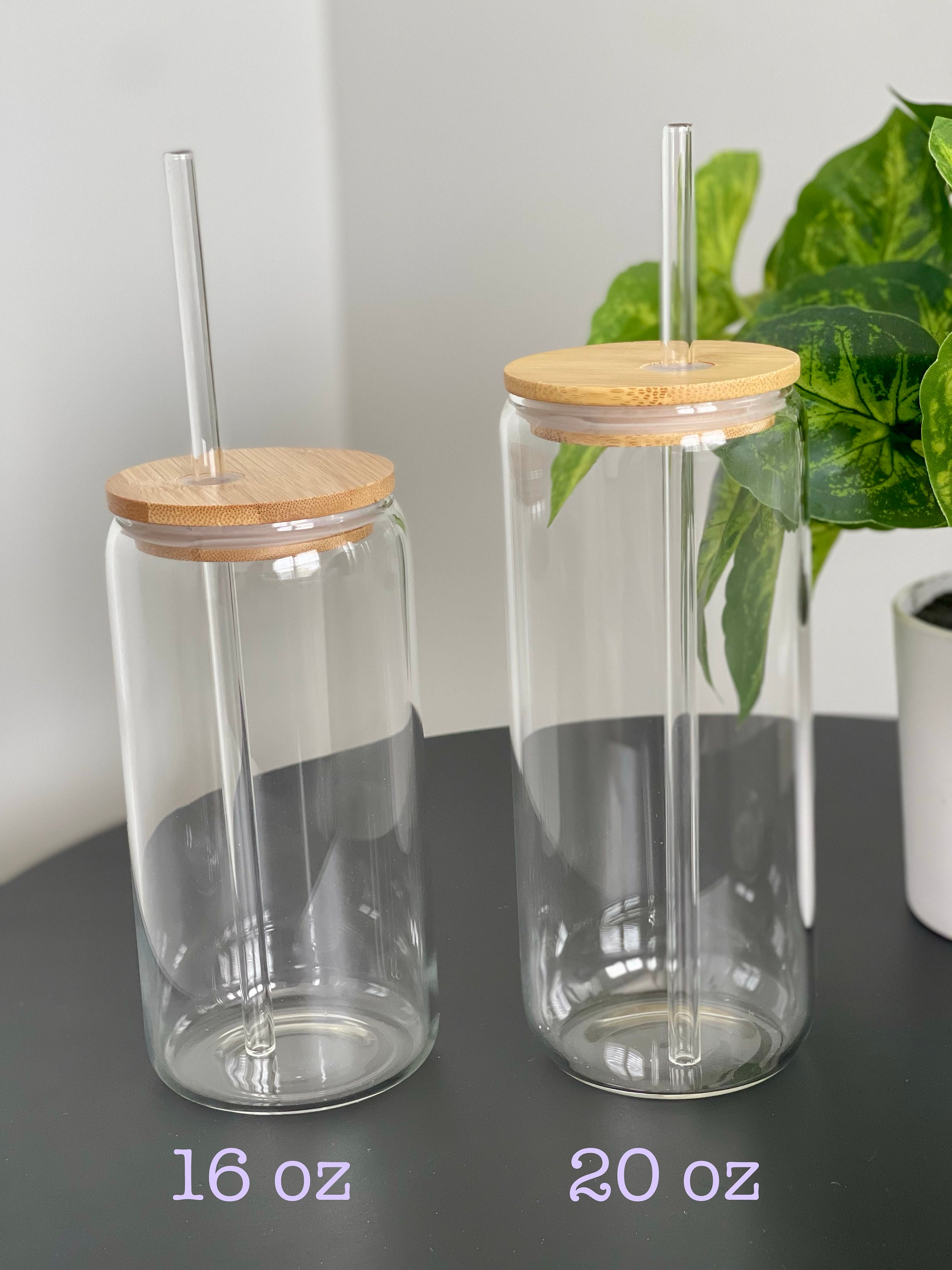 Pumpkin Beer Can Glass Fall Cup 16 or 20 Oz Bamboo Iid and - Etsy