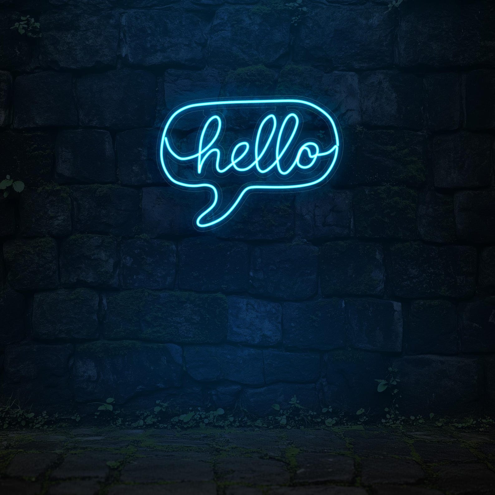 Hello Neon Sign: Neon Led Sign - Custom LED Decor - Custom Neon Sign ...