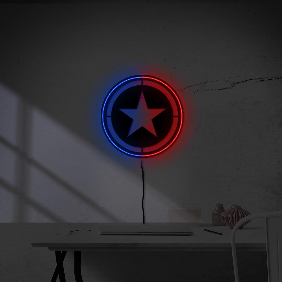 Superhero Neon LED Wall Art: Like a Marvel Characters to Brighten up ...