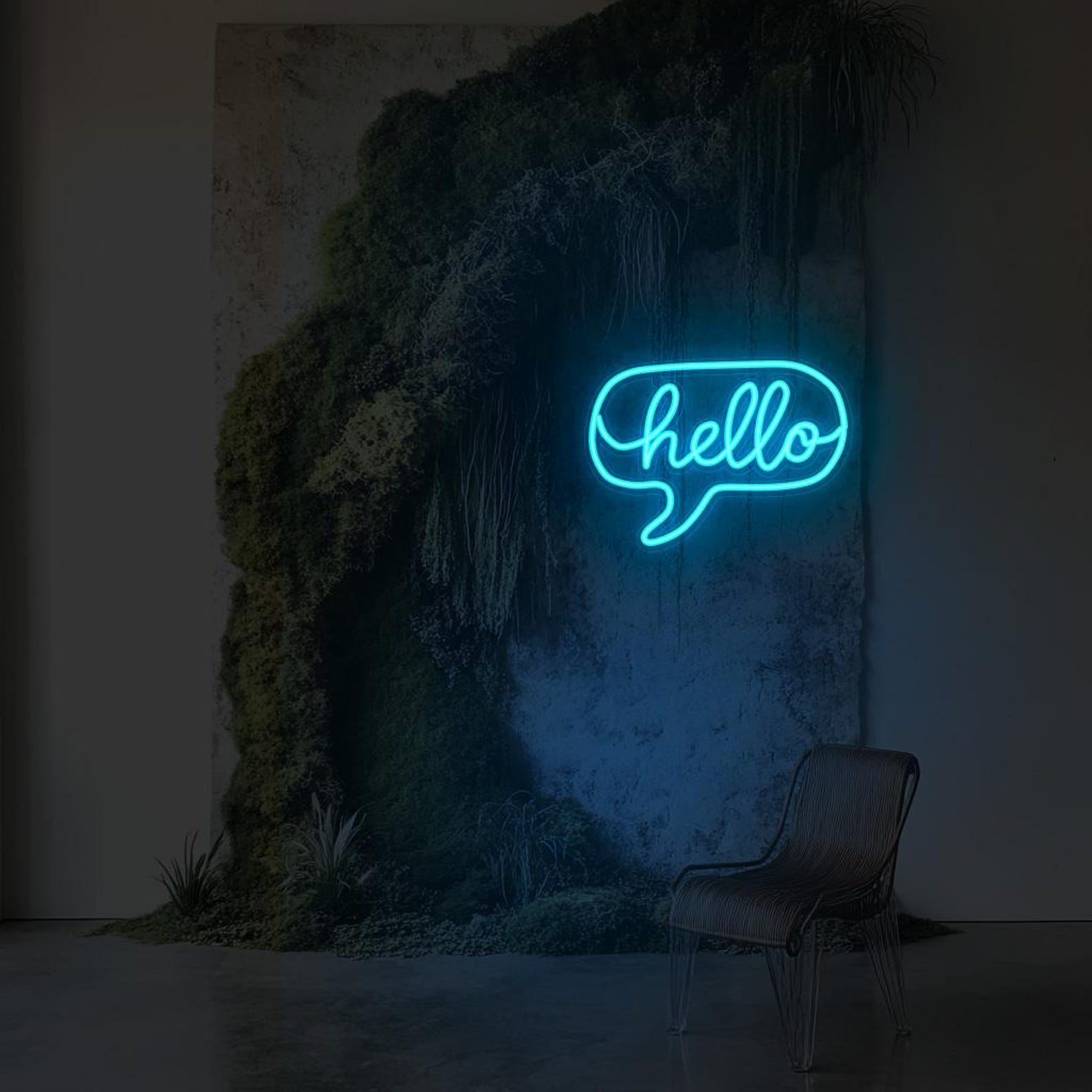 Hello Neon Sign: Neon Led Sign - Custom LED Decor - Custom Neon Sign ...