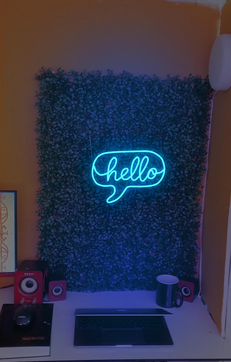 Hello Neon Sign: Neon Led Sign Custom LED Decor Custom Neon Sign Gift ...