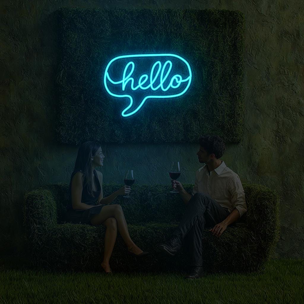 Hello Neon Sign: Neon Led Sign - Custom LED Decor - Custom Neon Sign ...