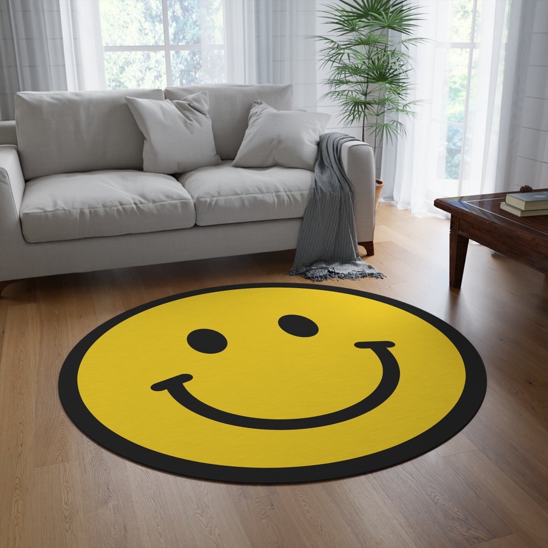 Smiley Face Rug | Mothers Day Gift | Decorer Rug | Moderne Rugs | Happy ...