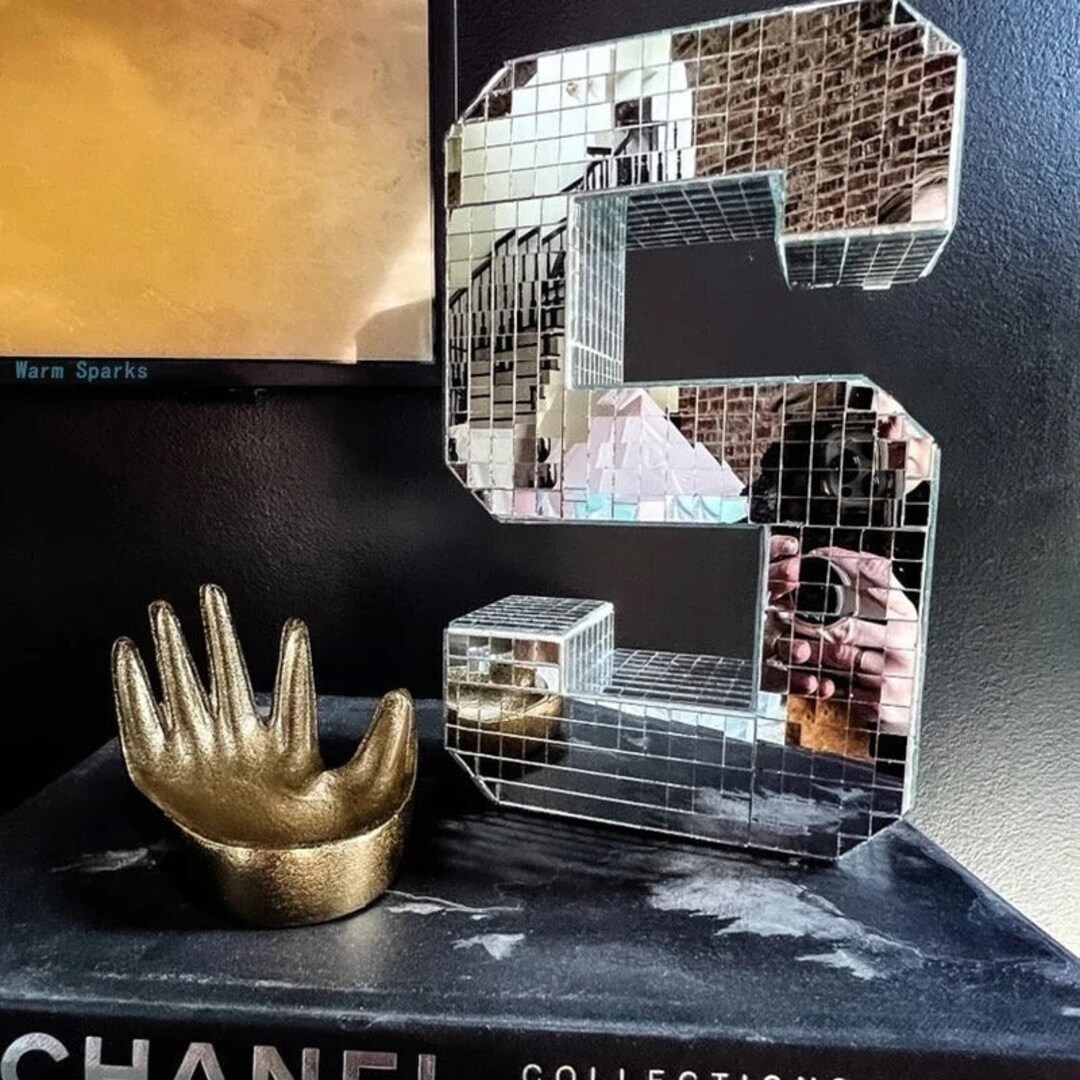 Silver Mirror Disco Ball Letters & Numbers for Party Wedding - Etsy