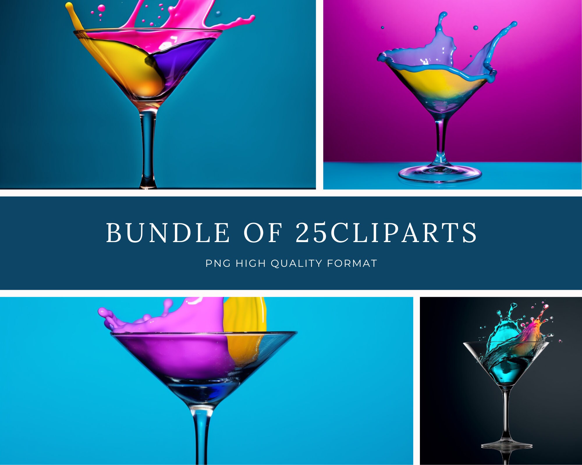 Cocktail Gläser Transform Into Water, Colors, Splash, Spritzer, PNG ...