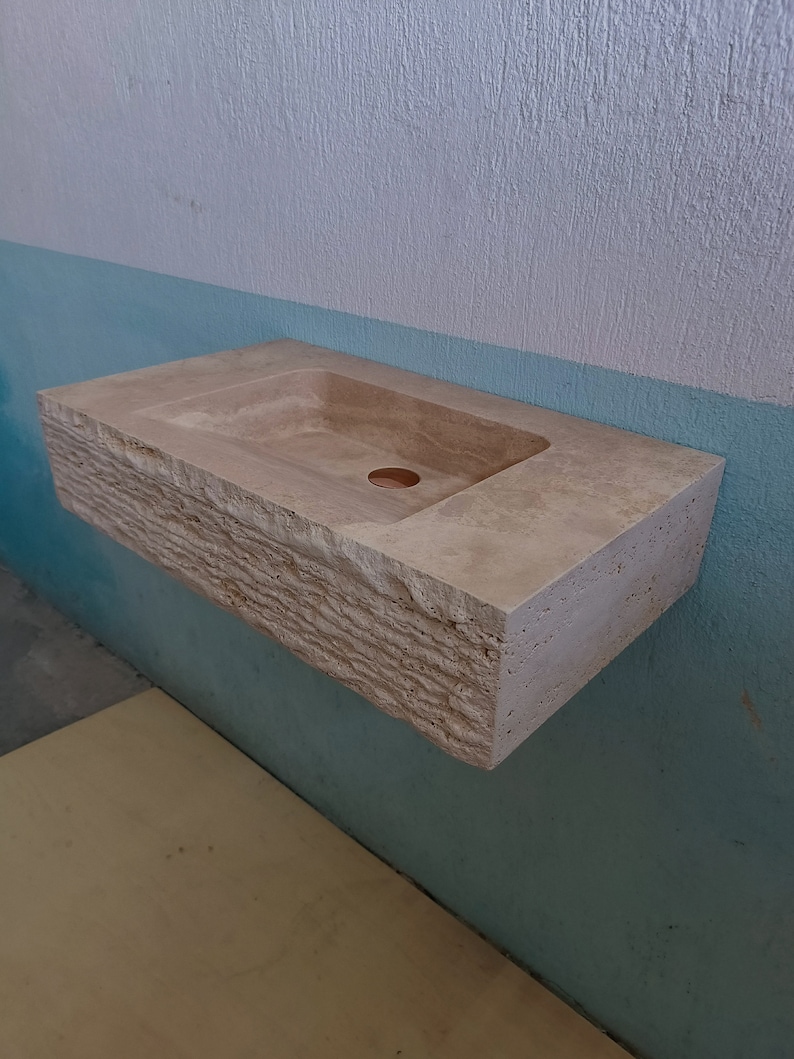 Travertine Sink, Travertine Scallop Sink, Travertine Chisel Sink ...