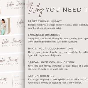 UGC Email Signature Template With Logo and Photo, UGC Emails ...