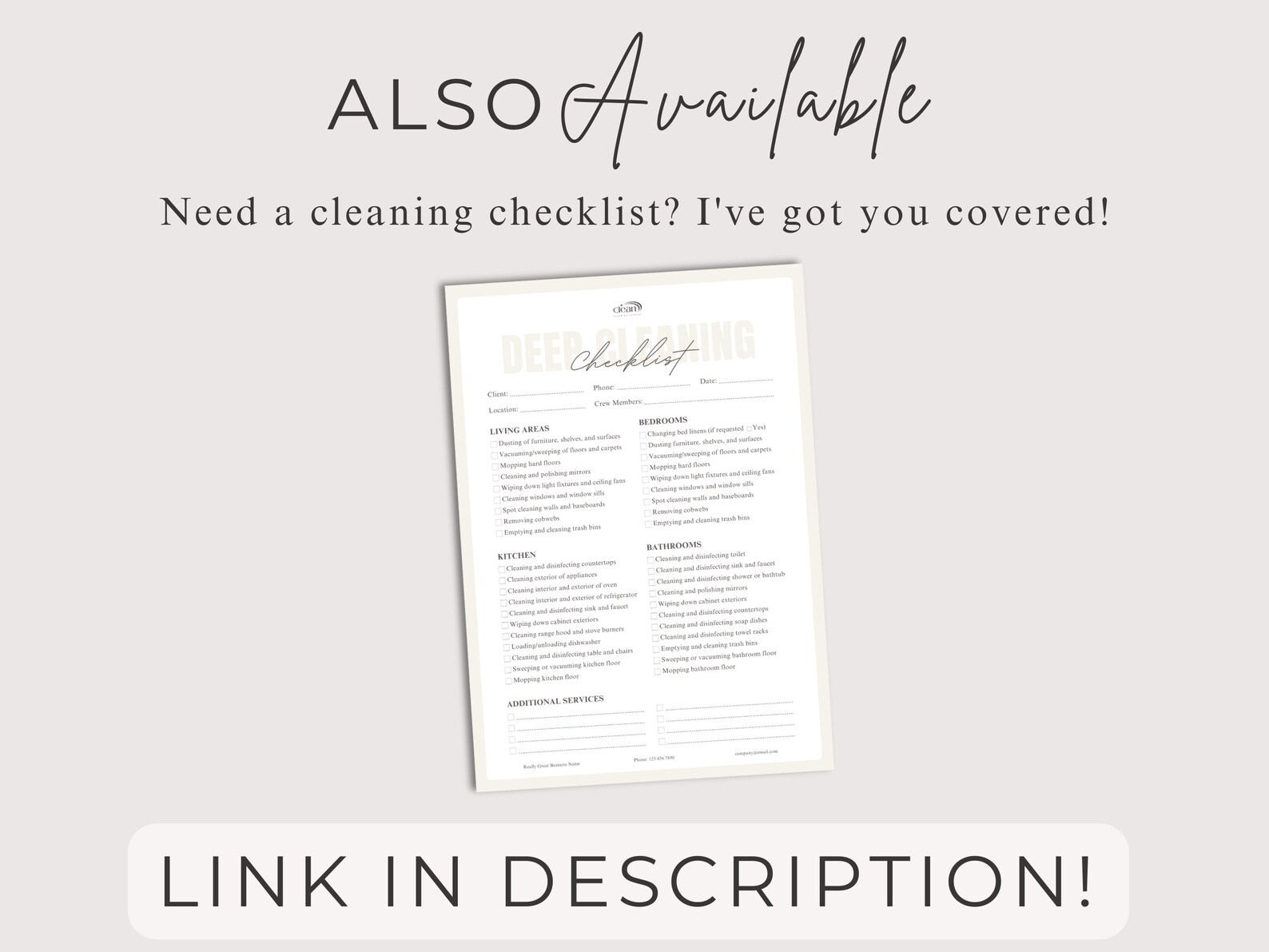 Professional Cleaning Trifold Brochure Template, Cleaning Service ...
