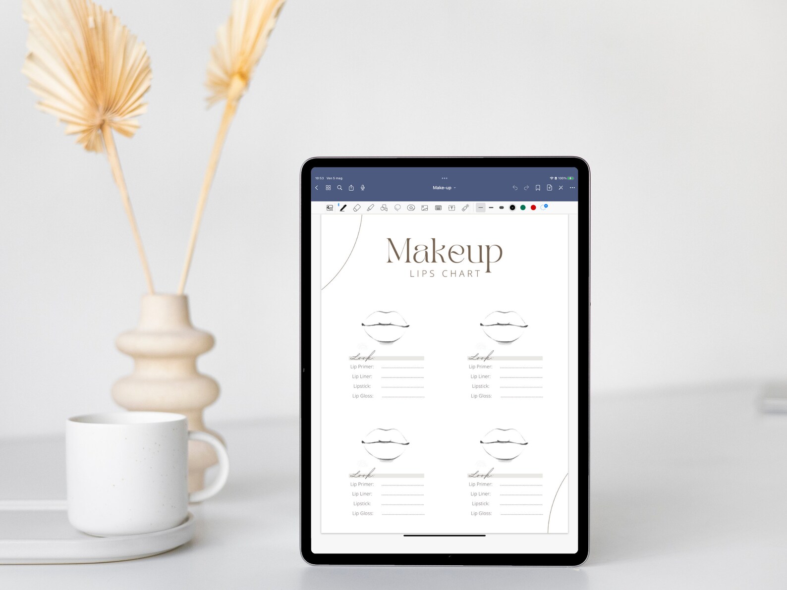 Makeup Artist Face Chart Template, Makeup Consultation Form, Makeup ...