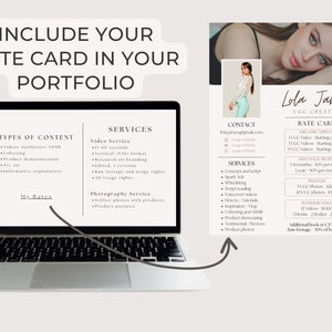 UGC Creator Bundle Starter Kit, UGC Portfolio, Editable UGC Contract ...