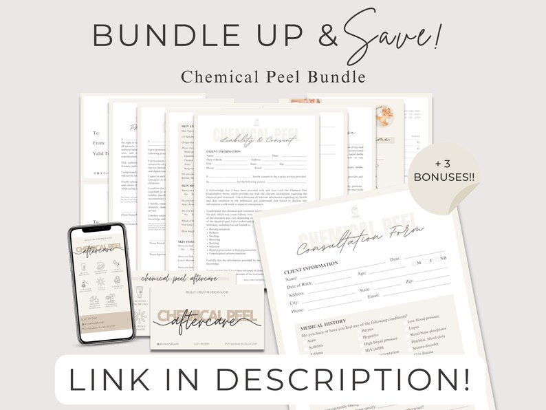 Editable Chemical Peel Consent Form Template Peeling - Etsy