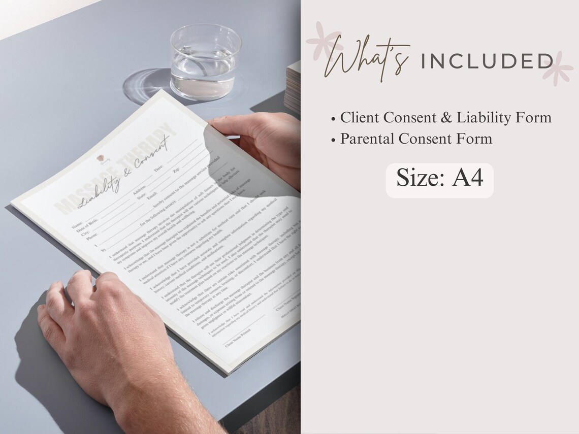 Editable Massage Therapy Consent Form Template, Massage Therapist ...