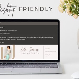UGC Email Signature Template With Logo and Photo, UGC Emails ...