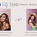 Influencer Business Card Canva, Content Creator Visit Card Template ...