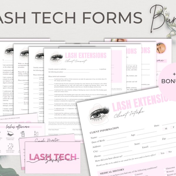 Lash Waiver Form - Etsy
