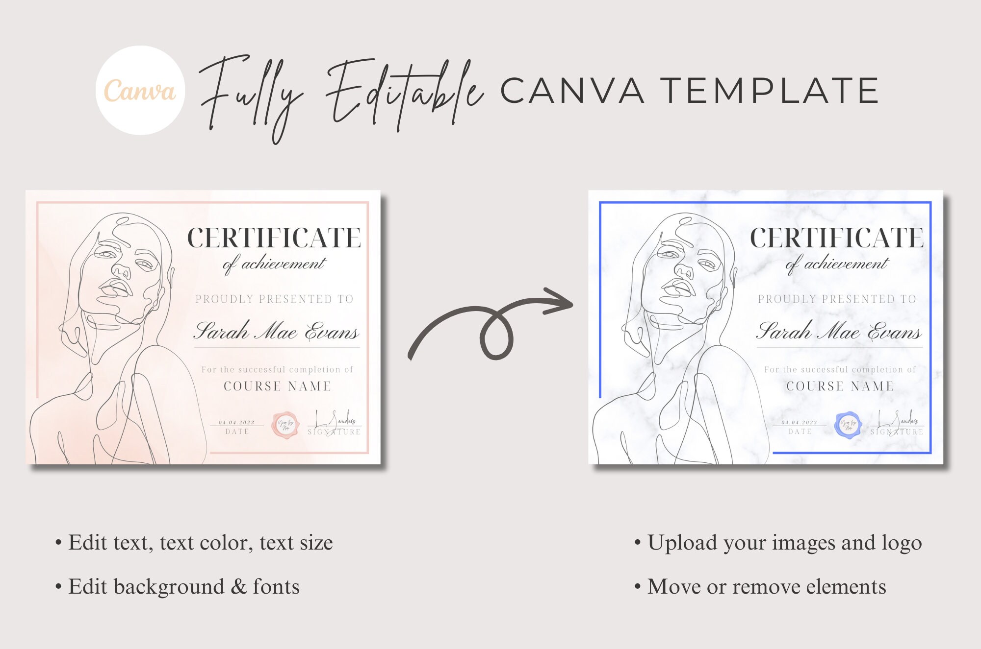 Beauty Certificate of Achievement, Lash Certificate Template, Eyleash ...