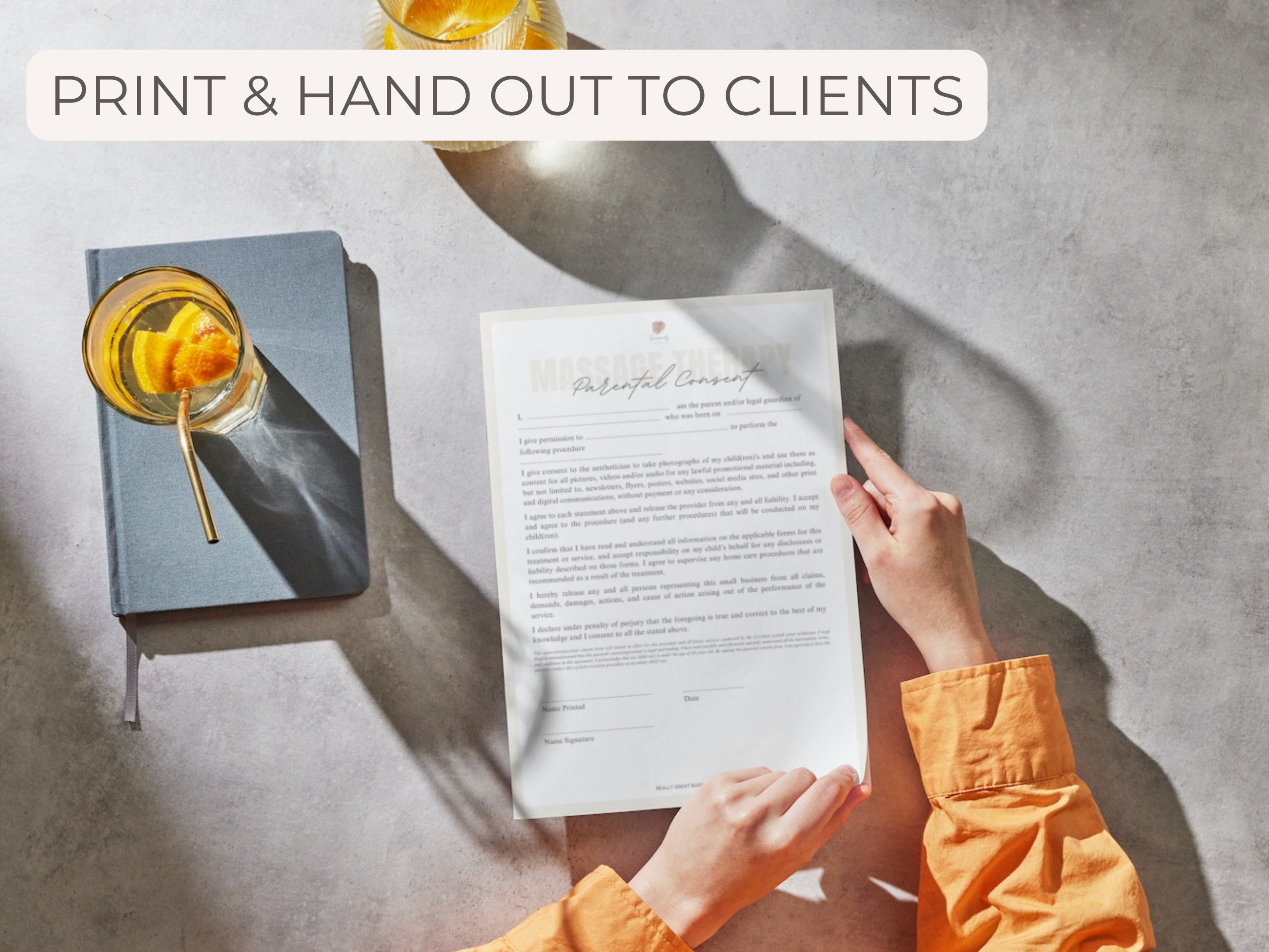 Editable Massage Therapy Consent Form Template, Massage Therapist ...