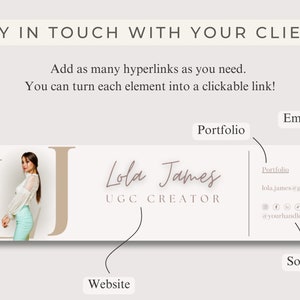 UGC Email Signature Template With Logo and Photo, UGC Emails ...