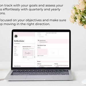 Pink Notion Template Productivity Planner, Notion Goals Planner, Notion ...