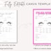 Digital Lash Tech Planner, Digital Client Record Book Lashes, Lash Tech ...